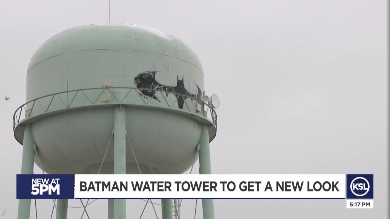 Video: Batman water tower in Taylor could soon get new identity - KSLTV.com