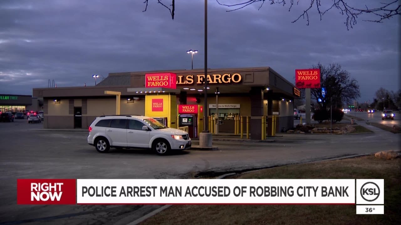 Video: Bank robbery suspect arrested near downtown Salt Lake - KSLTV.com