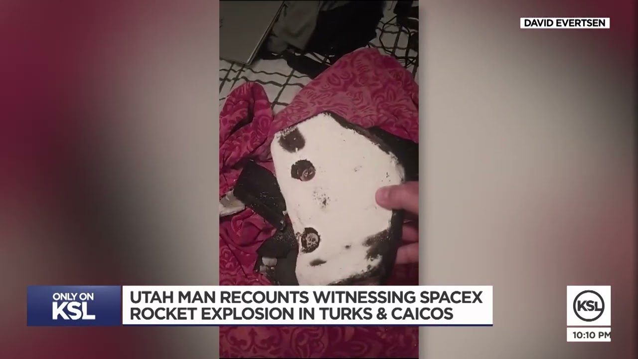 Video: Utah man gives first-person account of SpaceX rocket explosion ...