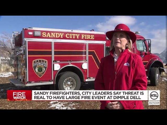 Video: Sandy city leaders, firefighters discuss large-scale fire ...
