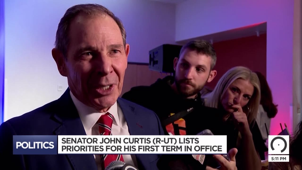 Video: Sen. John Curtis takes oath of office, outlines priorities for ...