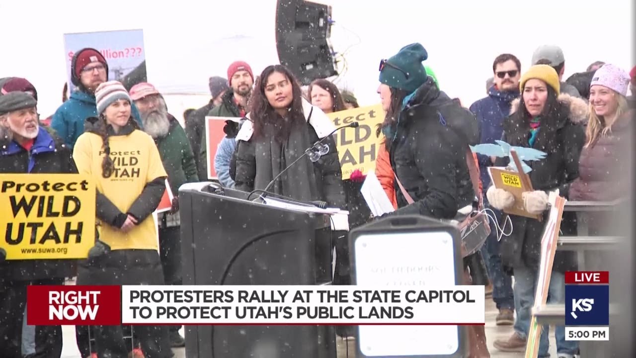 Video: Protesters rally in support of public land protection - KSLTV.com