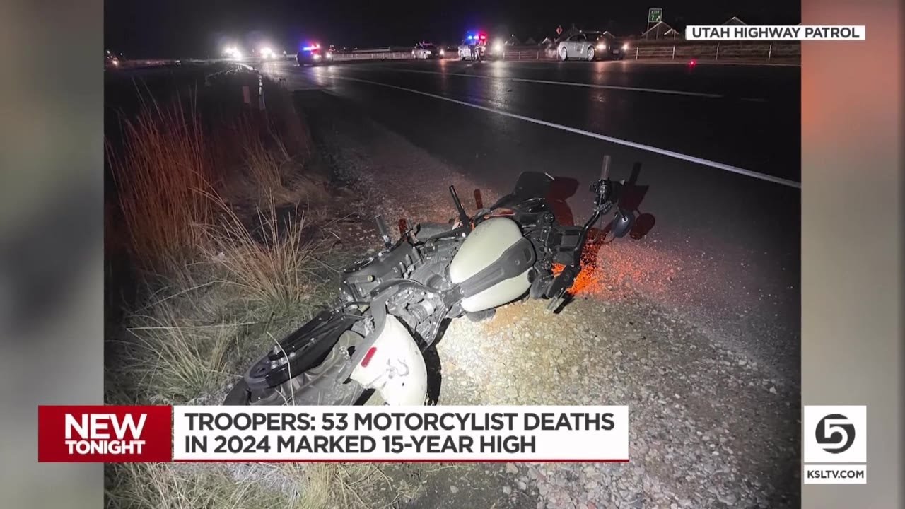 Video: Motorcycle deaths reach 15-year high in Utah, according to 2025 ...