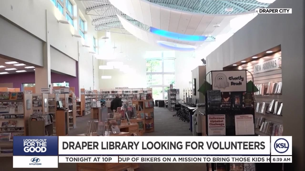 Video: Draper Library looking for volunteers to help with All Abilities ...