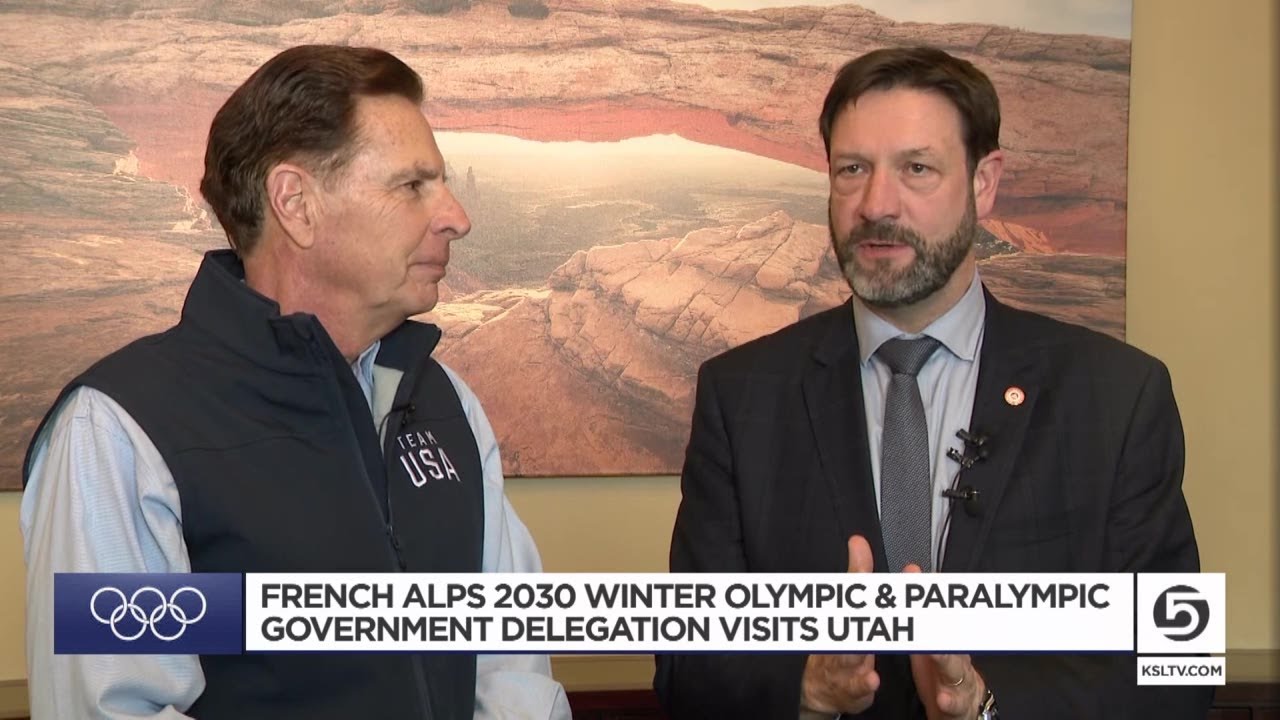 Video: French Alps 2030 Winter Olympic and Paralympic delegation visits ...