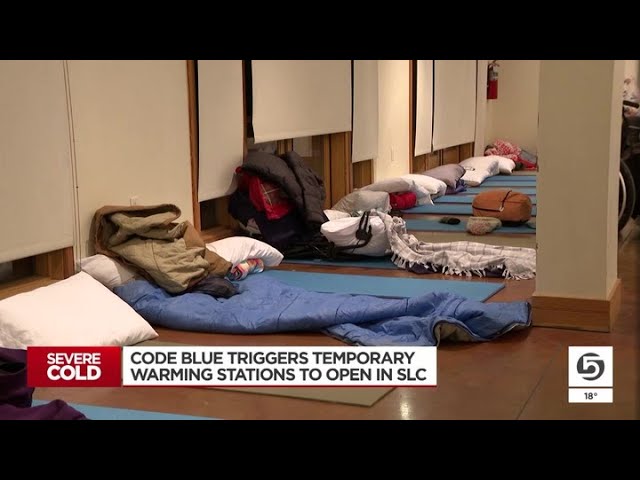 Video: Code Blue Alert triggers temporary warming stations to open in ...