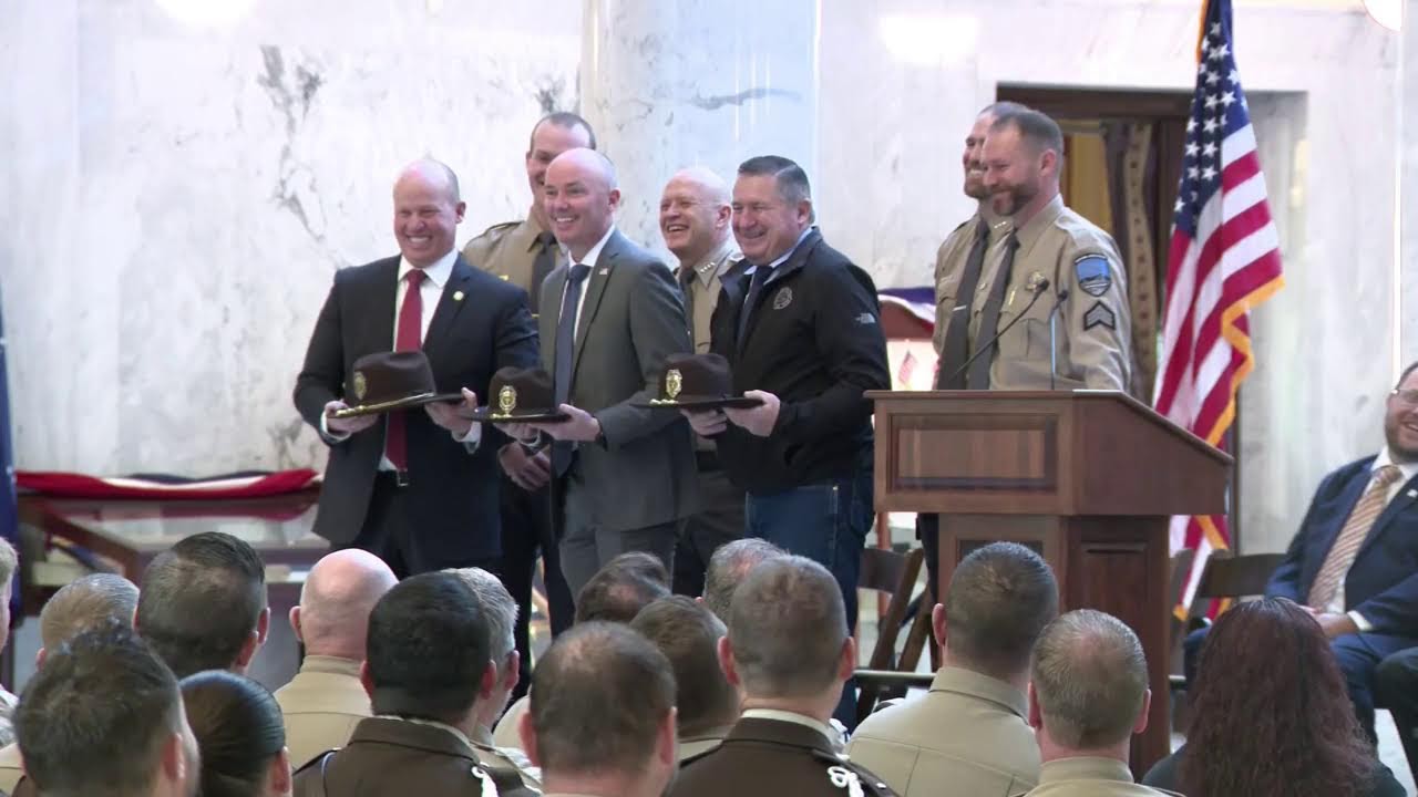 Video: New officers sworn in to new department at Utah's Division of ...