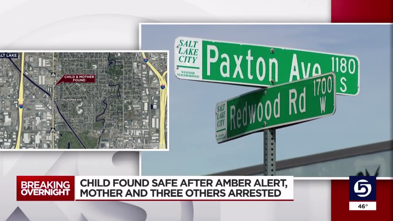 Video: Child found safe after AMBER Alert, mother and three others arrested - KSLTV.com