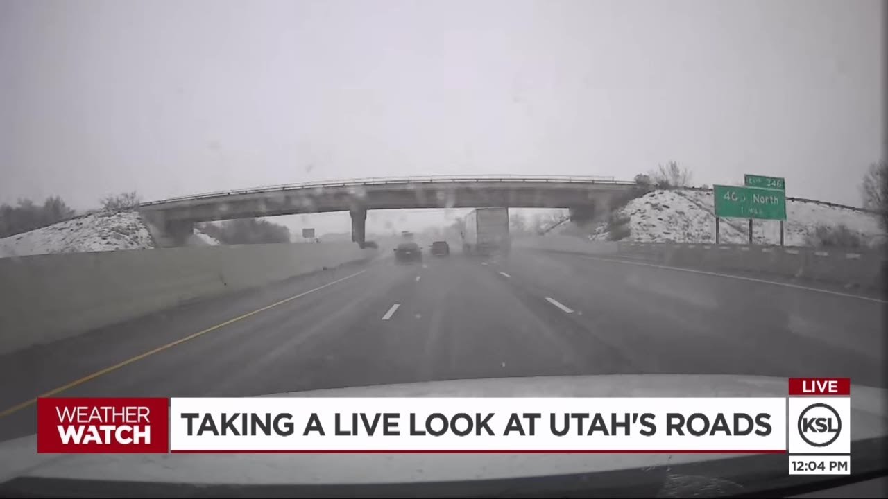 Video: Utah storm bringing rain, snow to Thursday morning commute ...
