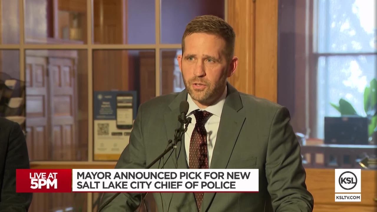 Video: Mendenhall recommends Brian Redd as new chief of police in Salt Lake - KSLTV.com