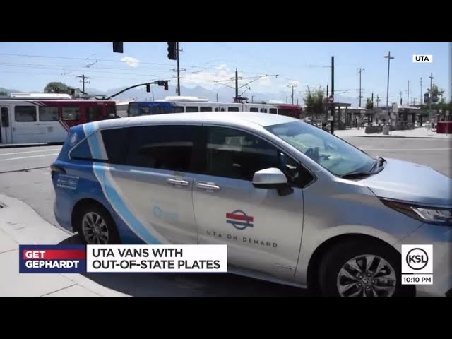 Video: Why do some of UTA's 'On Demand' vans have out-of-state plates ...