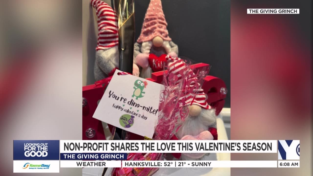 Video: Looking Out for the Good: The Giving Grinch spreading Valentine ...