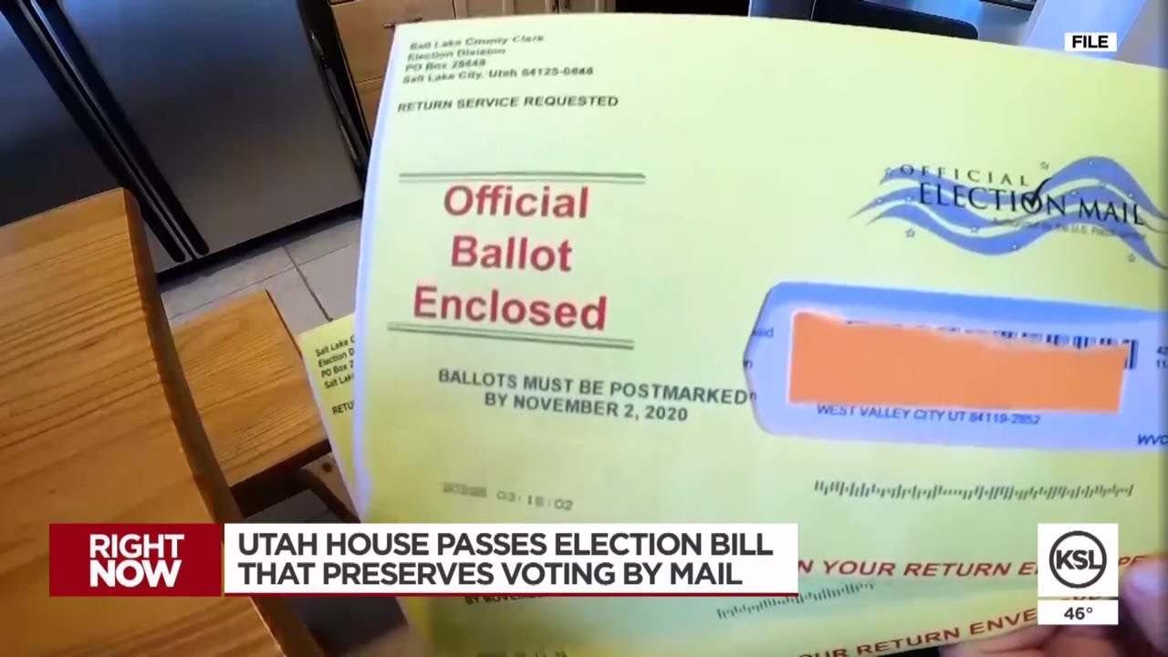Video: Utah House passes updated election bill that preserves voting by ...