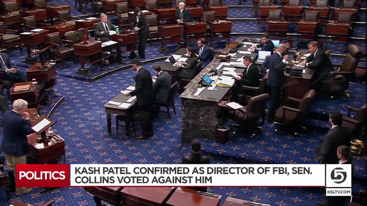 Video: Utah senators vote to confirm Kash Patel as FBI director - KSLTV.com