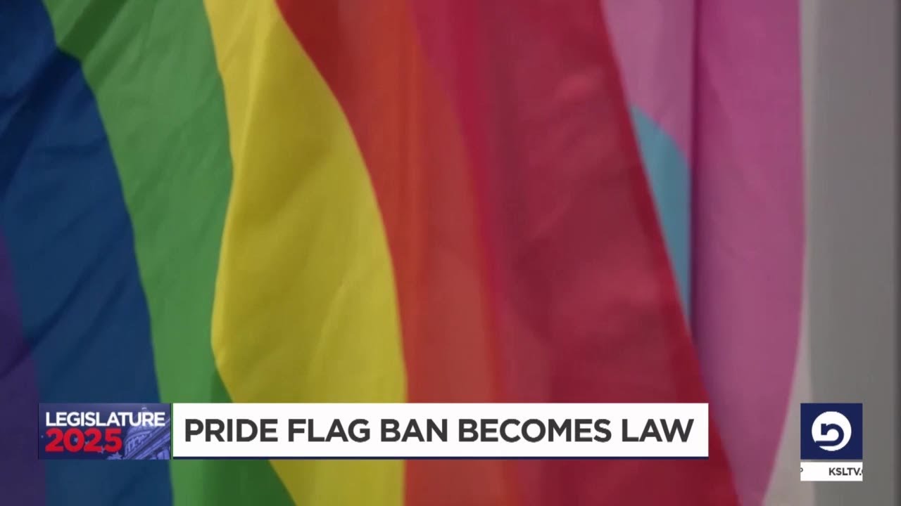Video: Utah becomes the first state to ban LGBTQ+ pride flags and ...