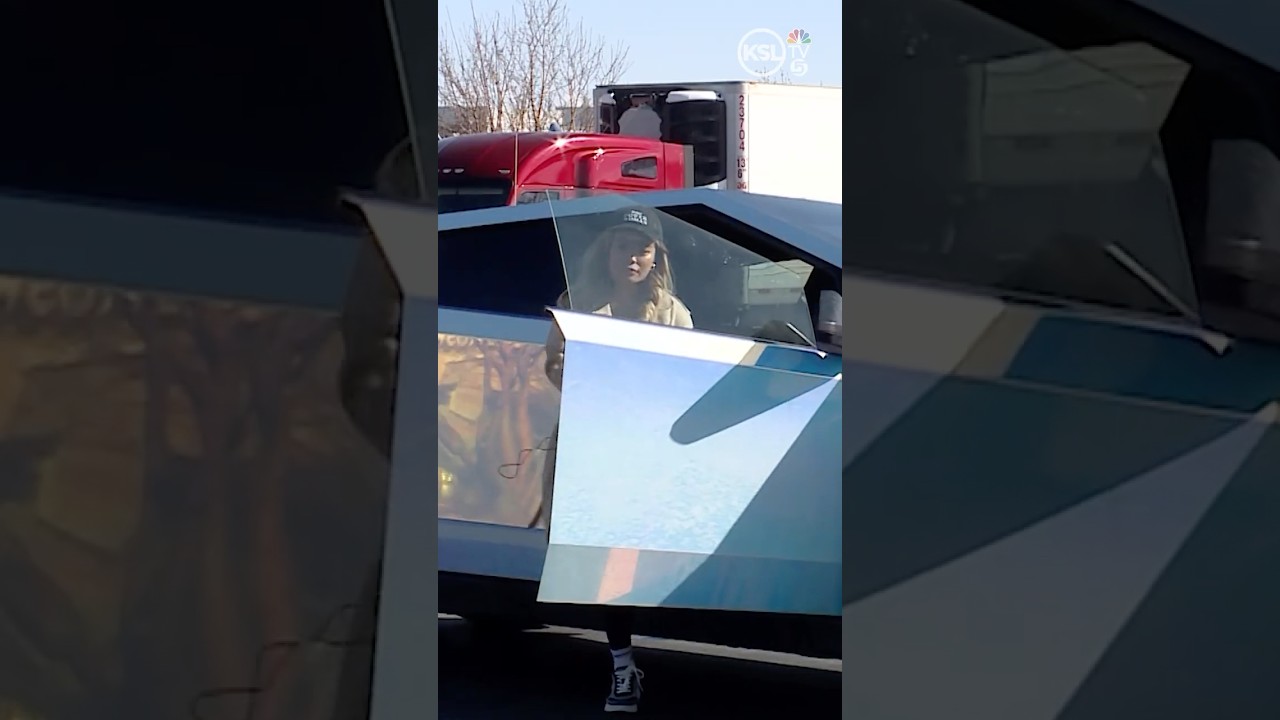 Video: Utah woman speaks out after Tesla Cybertruck vandalized - KSLTV.com