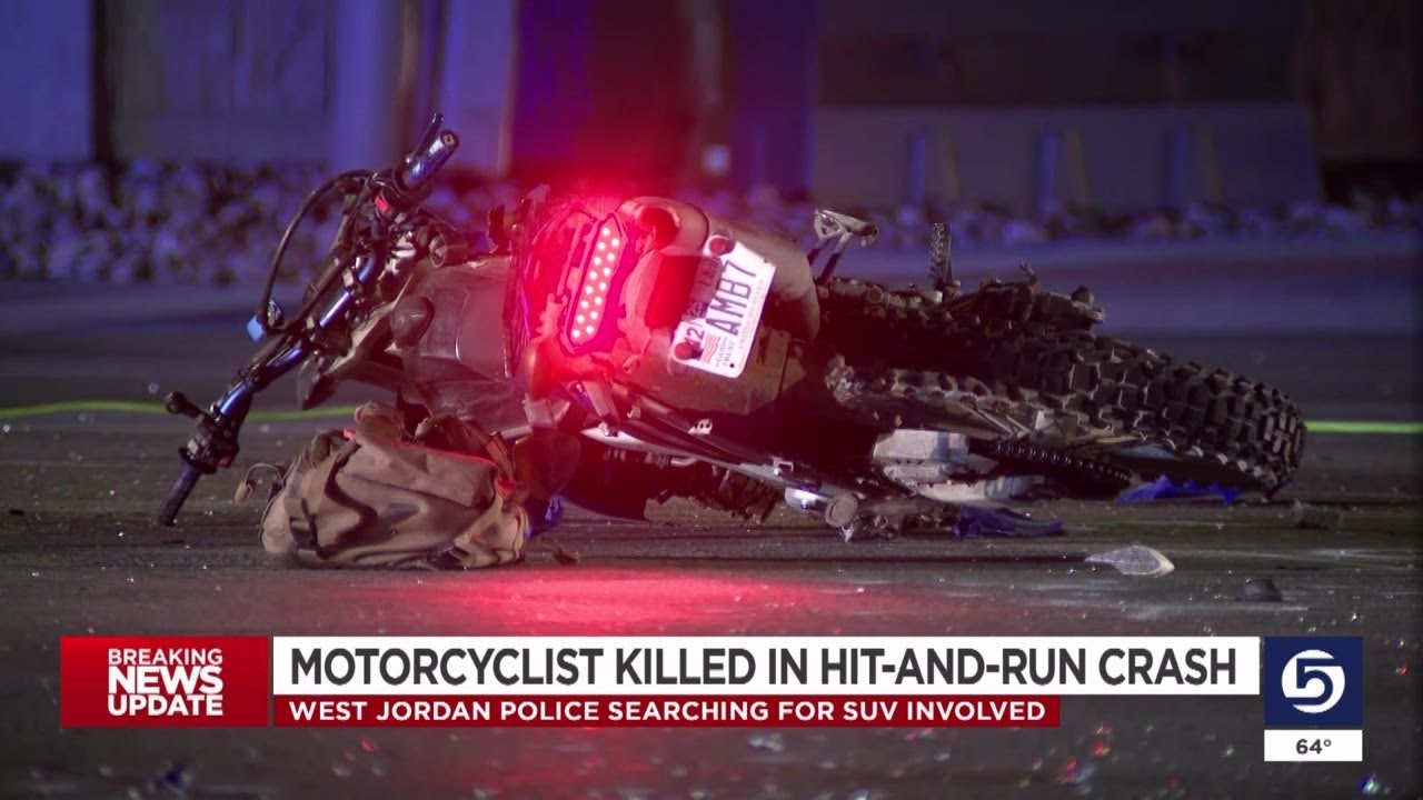 Video: Motorcyclist dies after West Jordan hit-and-run - KSLTV.com