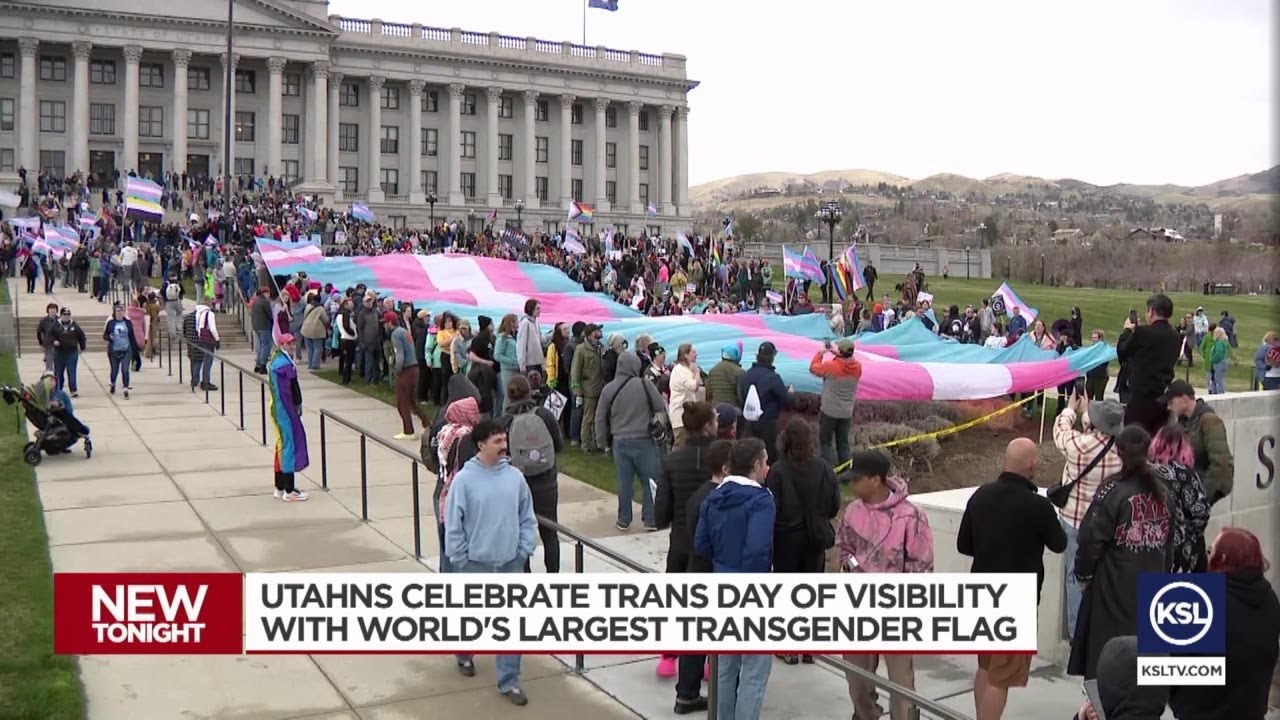 Video: ‘Trans lives matter’: Utahns celebrate Trans Day of Visibility ...