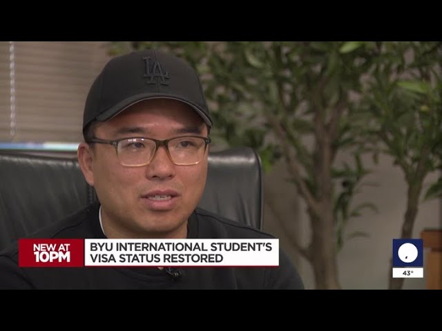 Video Byu Doctorate Student S Visa Reinstated After Unexpected