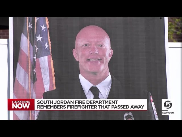 Video: Utah fire community mourns South Jordan firefighter who ...