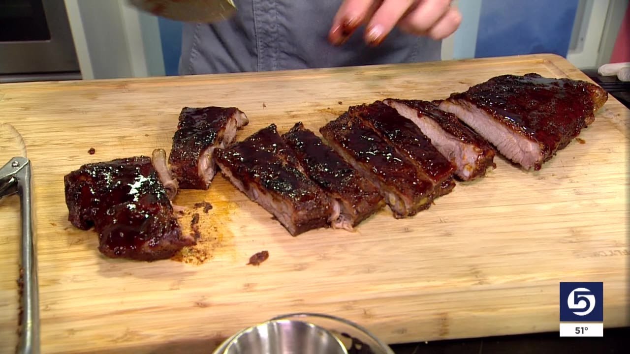 Video: Recipe: Chef Jeff Jackson makes oven baked then grilled ribs ...