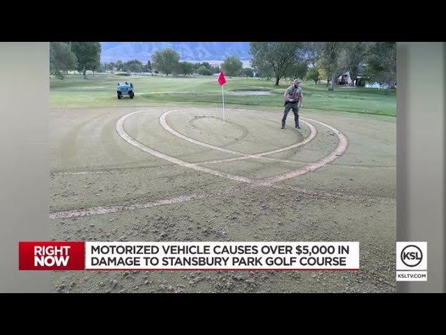 Video: Stansbury Golf Course suffers $5,000 in damage from vandalism ...
