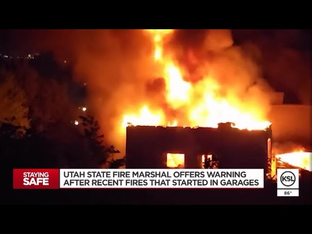 Video: Utah state fire marshal offers warning after recent fires that ...