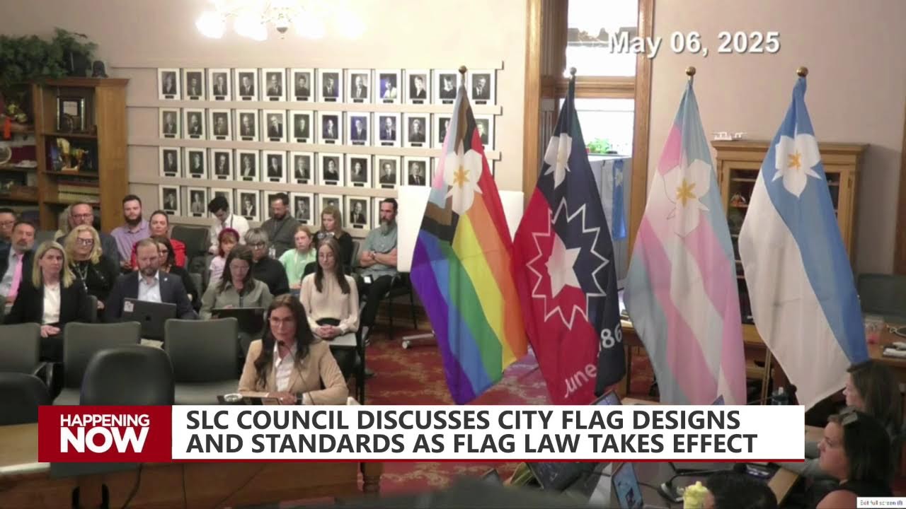 Video: Salt Lake City Council discusses city flag designs as Utah's ...
