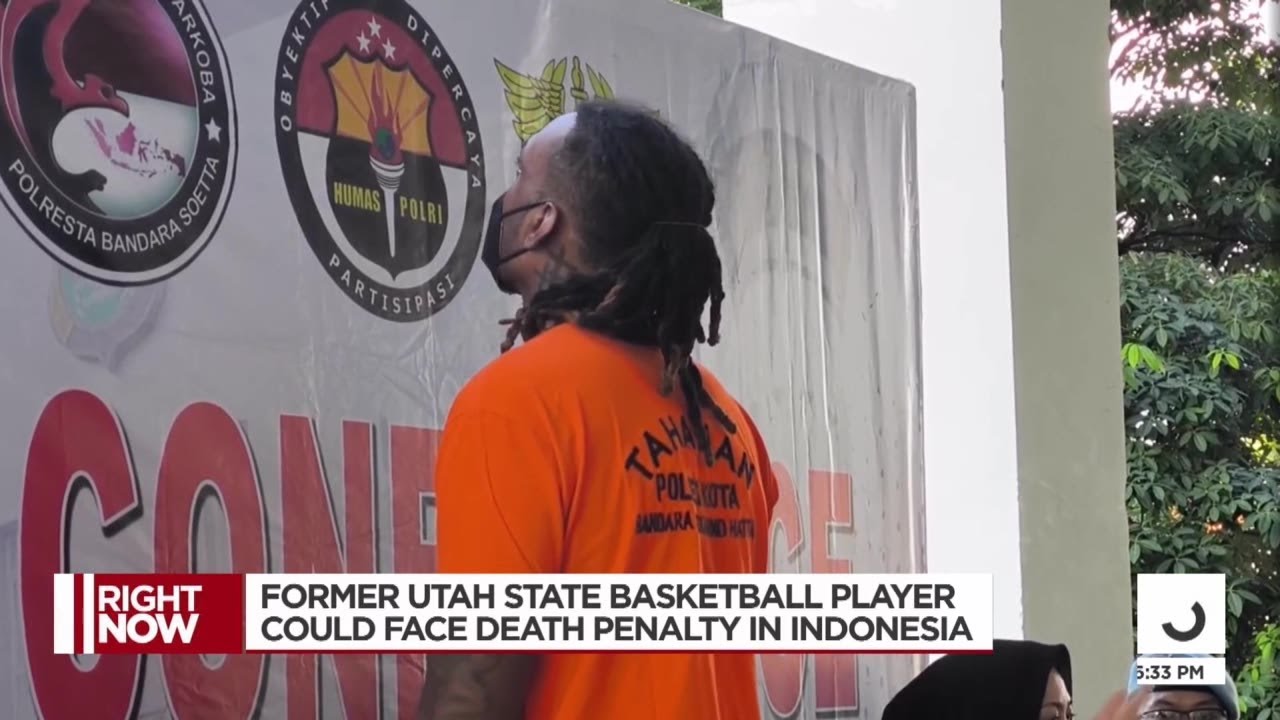 Video: An American basketball player arrested in Indonesia for alleged ...