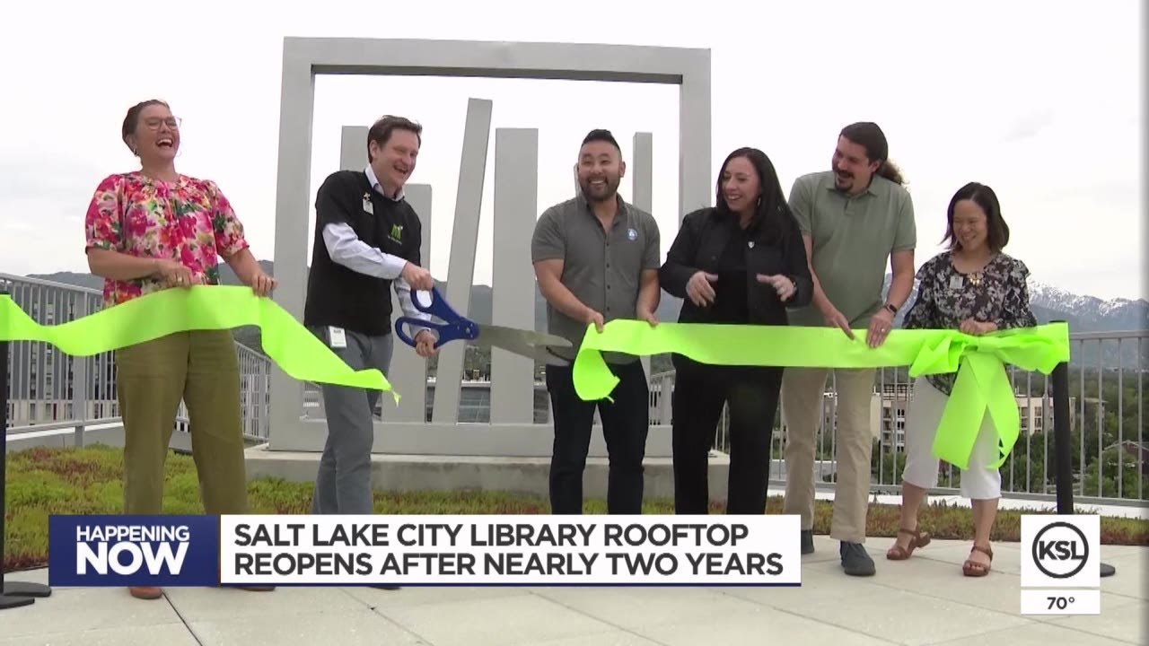 Video: Salt Lake City Library’s Rooftop Reopens After Nearly Two Years ...