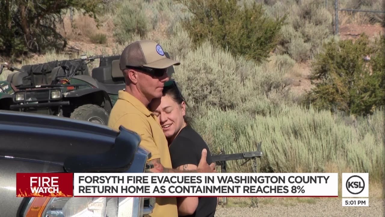 Video: Forsyth Fire evacuees in Washington County return home as ...