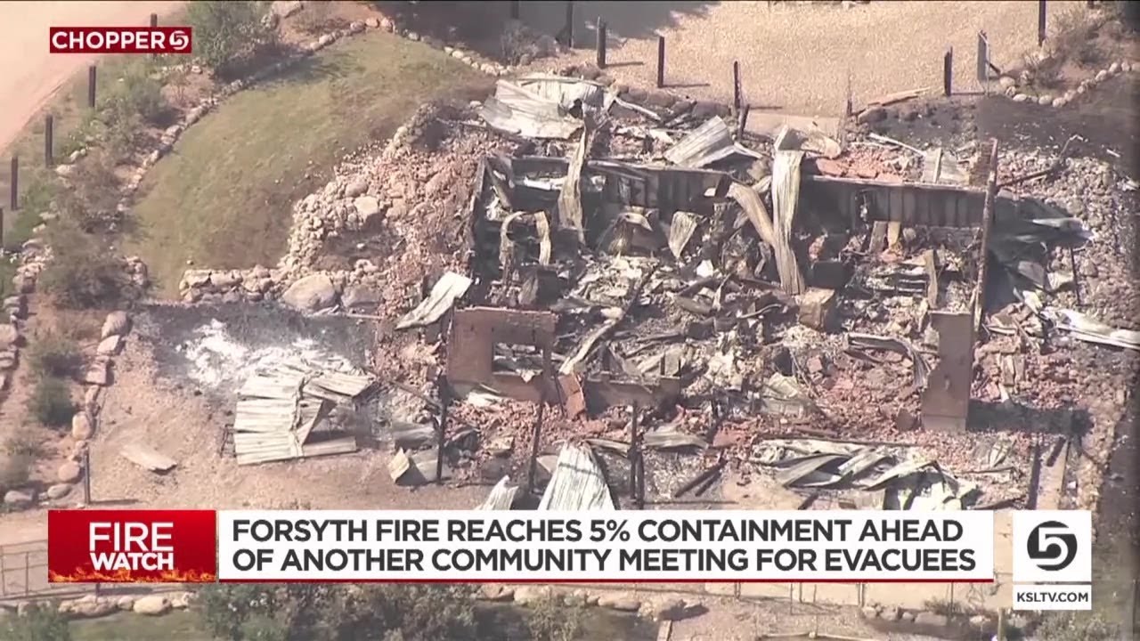 Video: Forsyth Fire reaches 5% containment ahead of another community ...