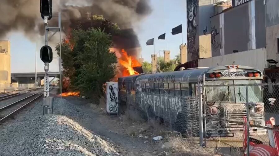 Firefighters respond to fire near Fear Factory - KSLTV.com