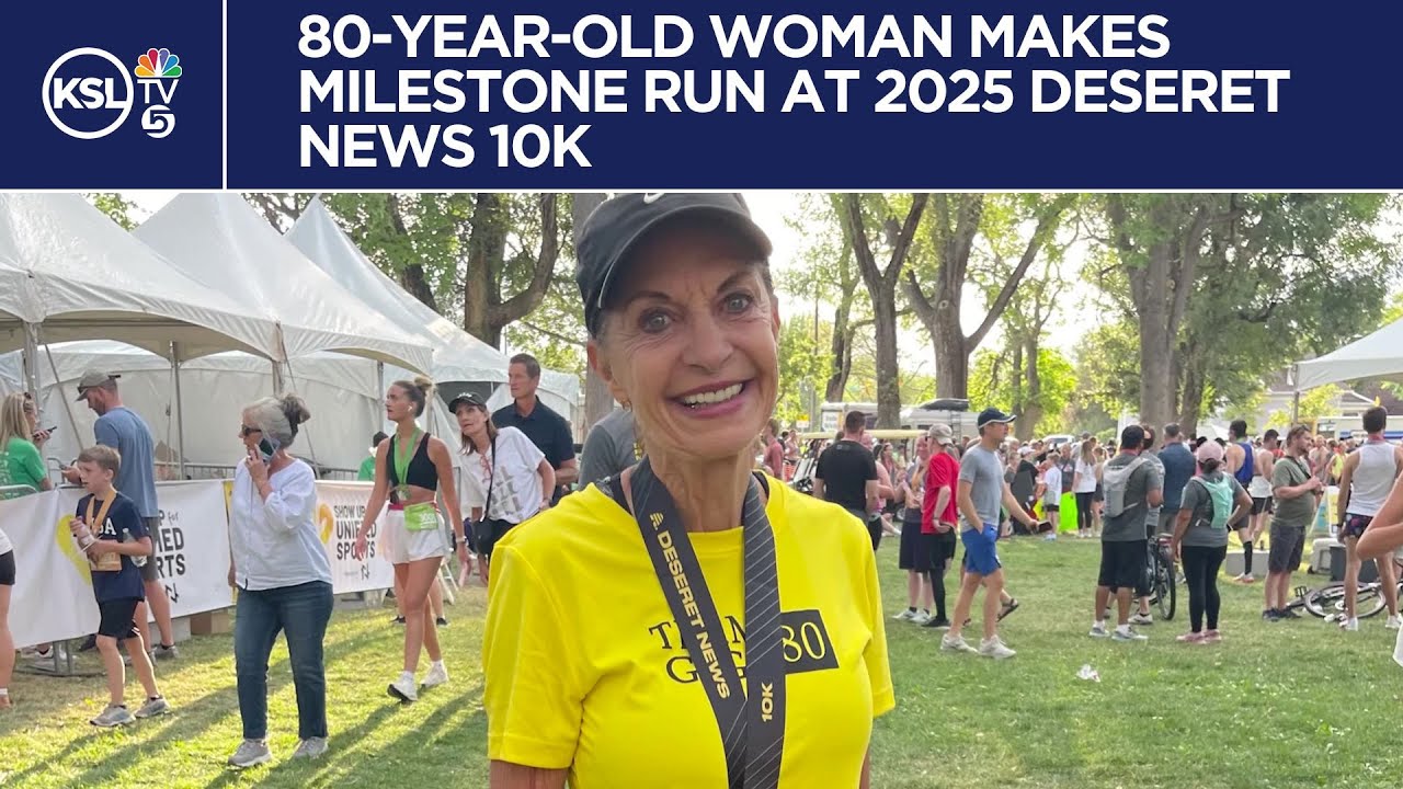 Video: Woman makes milestone run at 2025 Deseret News 10k - KSLTV.com