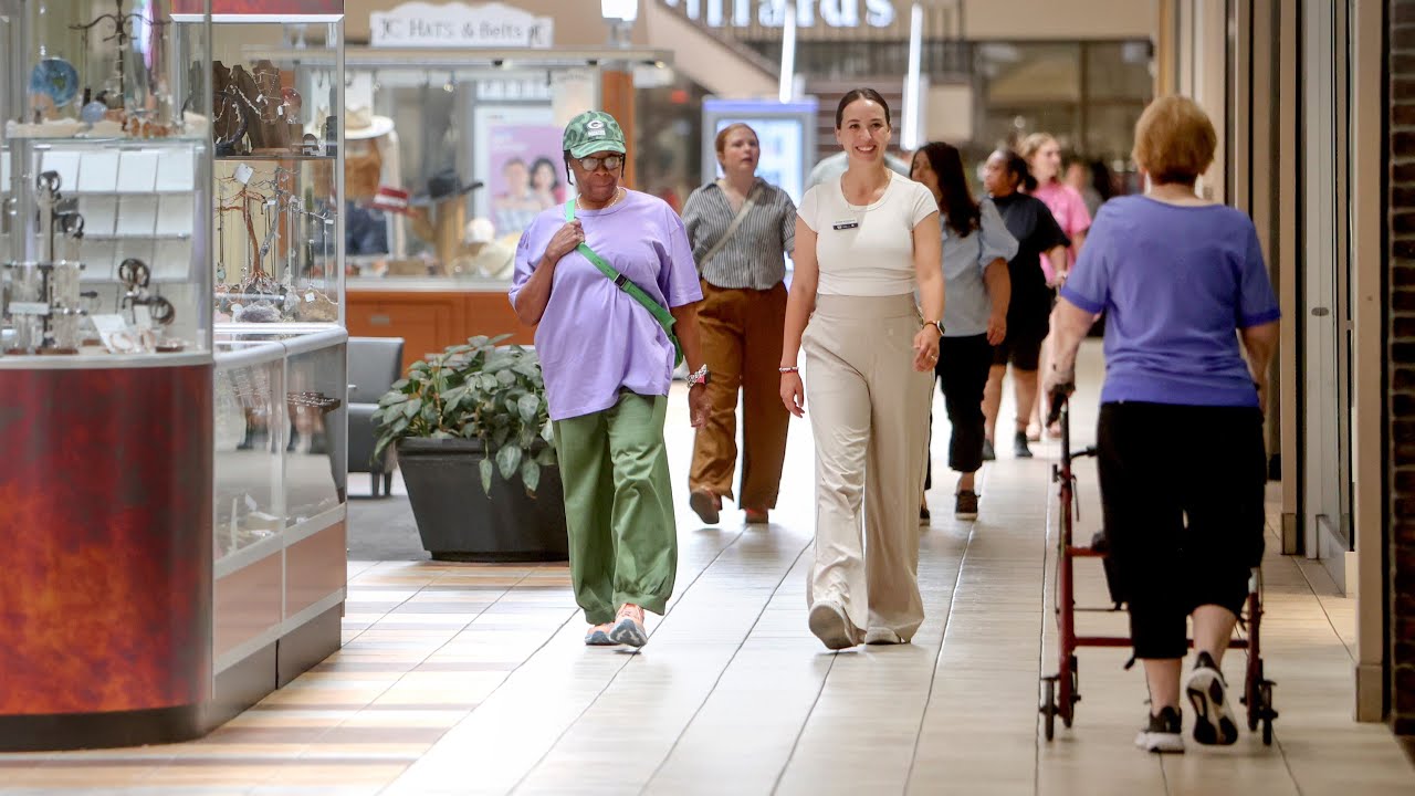Video: Mall walkers take on Utah mall as part of new wellness ...