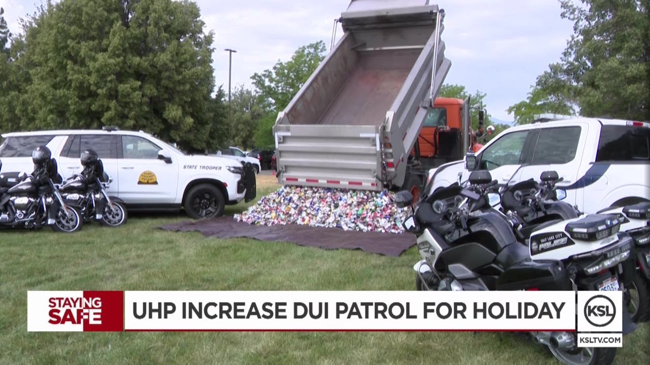 Video: UHP demonstrates growing number of DUI arrests with 11,000 cans ...