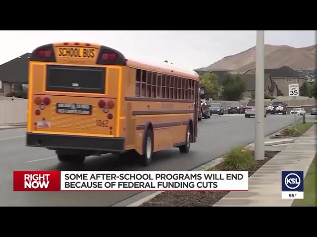 Video: Many Utah after-school programs to end due to federal funding ...