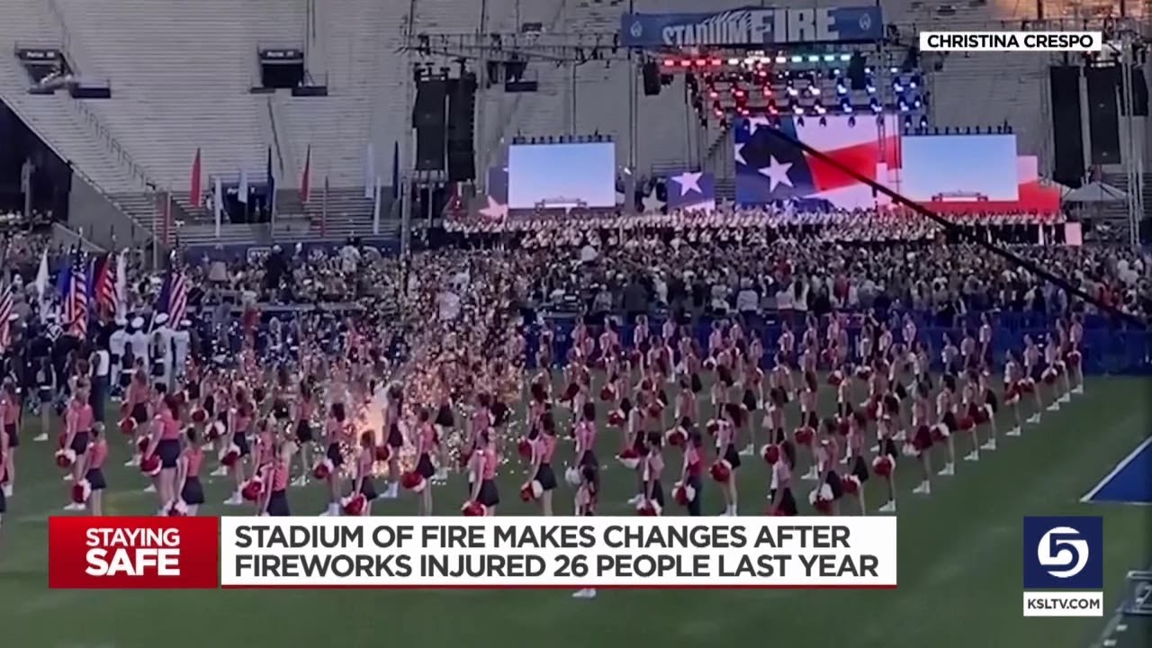Video: Stadium of Fire makes changes after fireworks injured 26 people ...