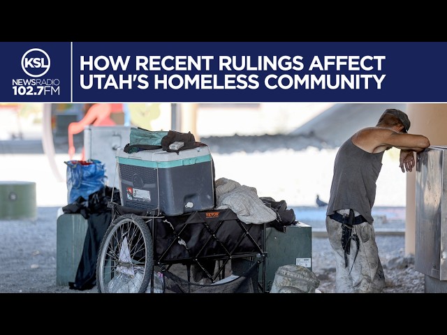 Video: How recent rulings are affecting Utah's homeless community ...