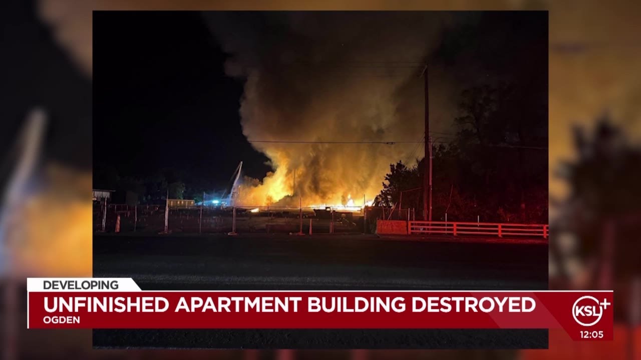 Video: 2-alarm fire destroys Ogden apartment building still under ...