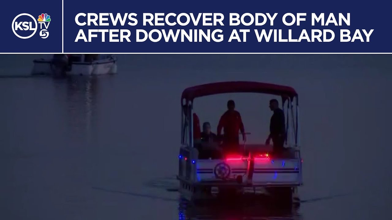 Video: Crews Recover body of man after downing at Willard Bay - KSLTV.com