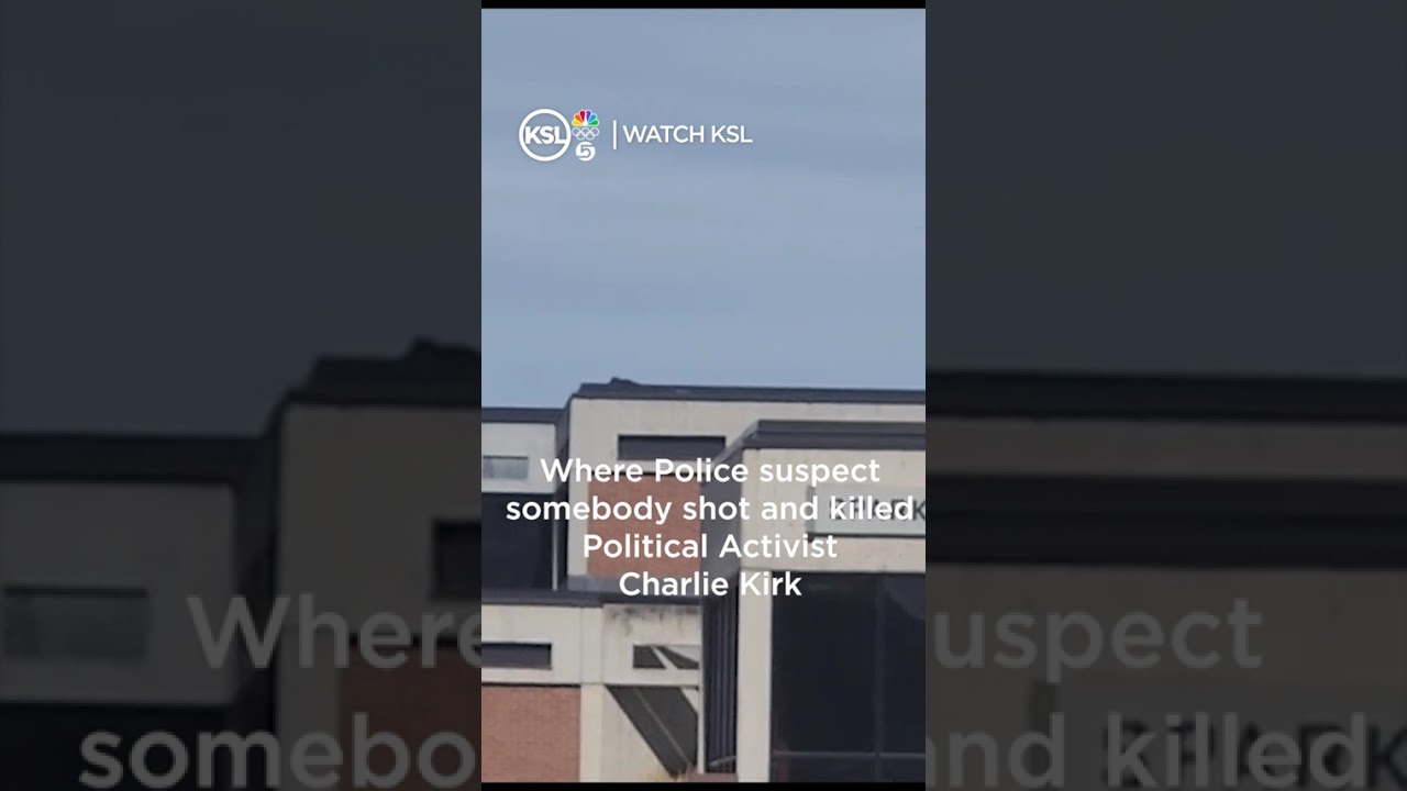 Video: Possible suspect on the roof on UVU during Charlie Kirk's murder ...