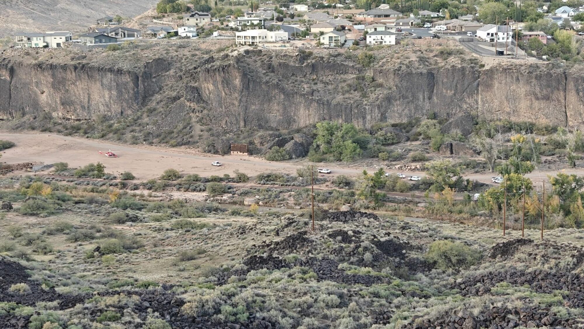 Police say paraglider hit power lines in southern Utah