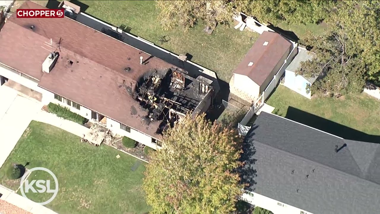 Video: Chopper 5: Aerial view of deadly Sandy house fire that killed 1 ...