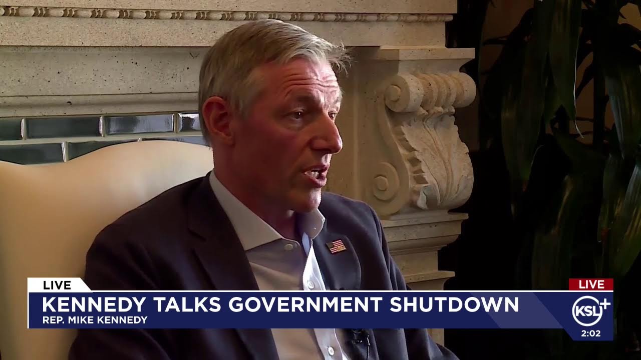 Video: Utah Rep. Mike Kennedy answers questions on government shutdown ...