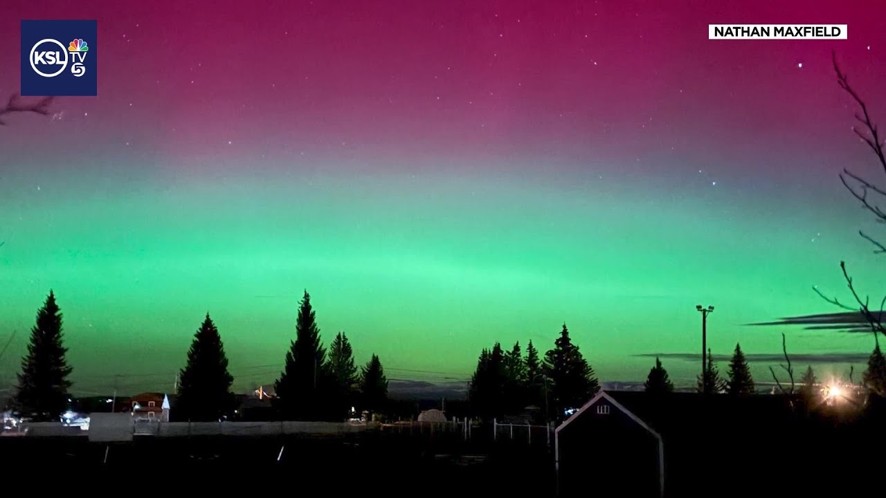 Video: Northern lights visible in Utah on Tuesday night - KSLTV.com