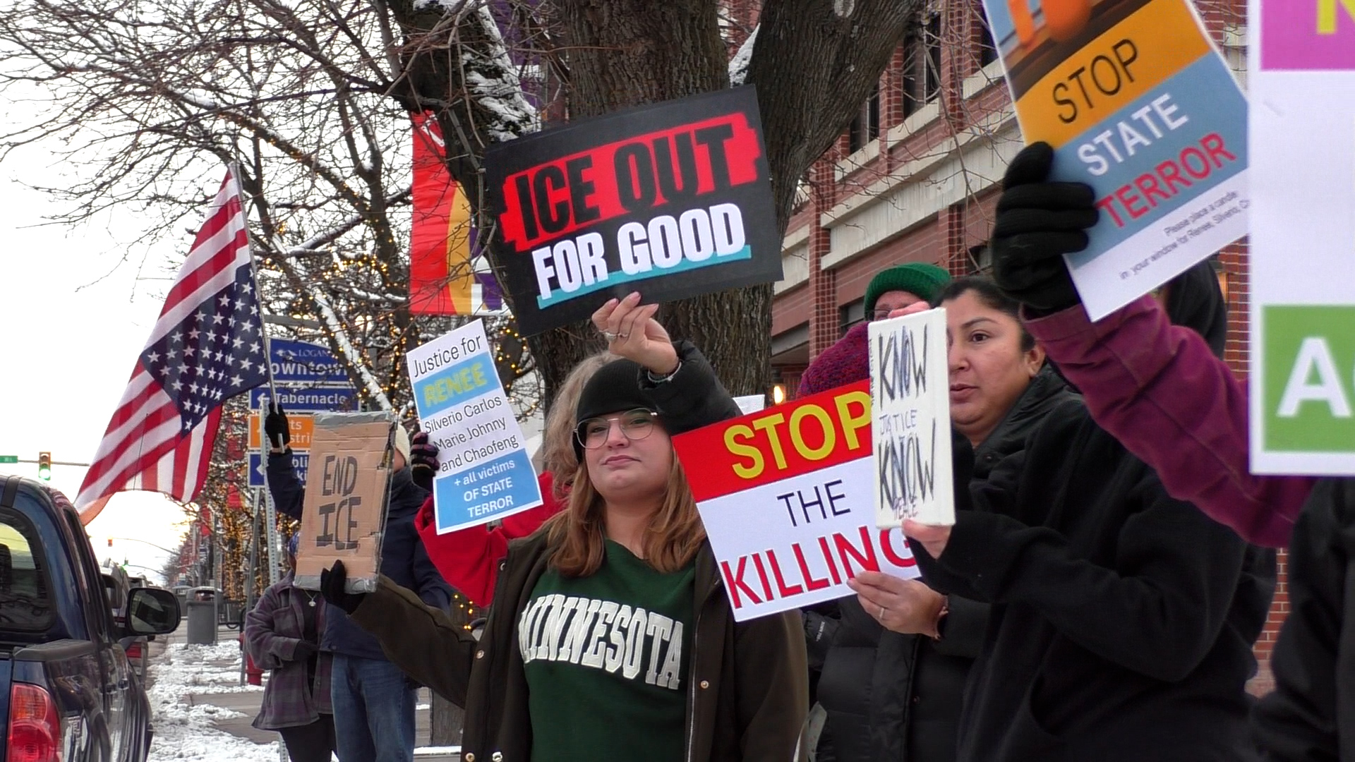 Vigil in Logan Joins Nationwide Outcry After Minneapolis Shooting ...