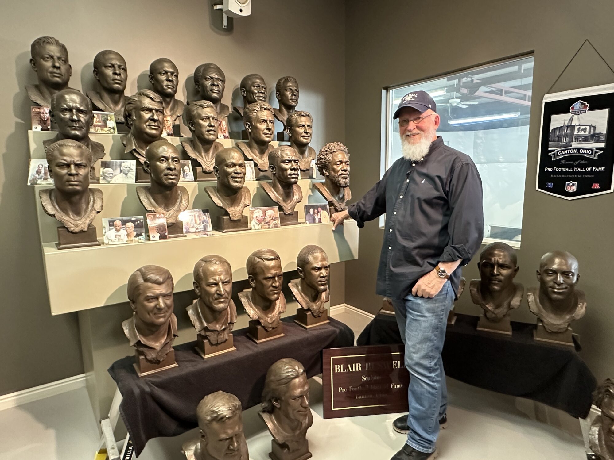 A 'dream job' for a Utah artist behind a third of the pro football hall ...