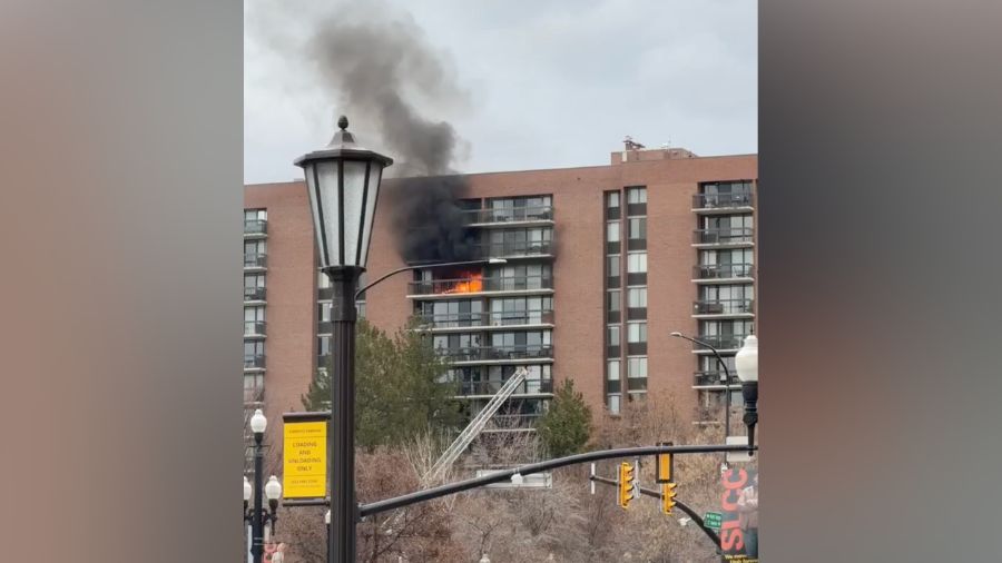 Fire crews respond to burning apartment in Salt Lake City; residents ...