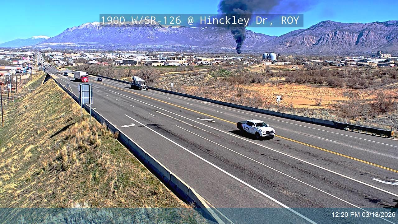 Smoke seen for miles as fire burns in Ogden - KSLTV.com